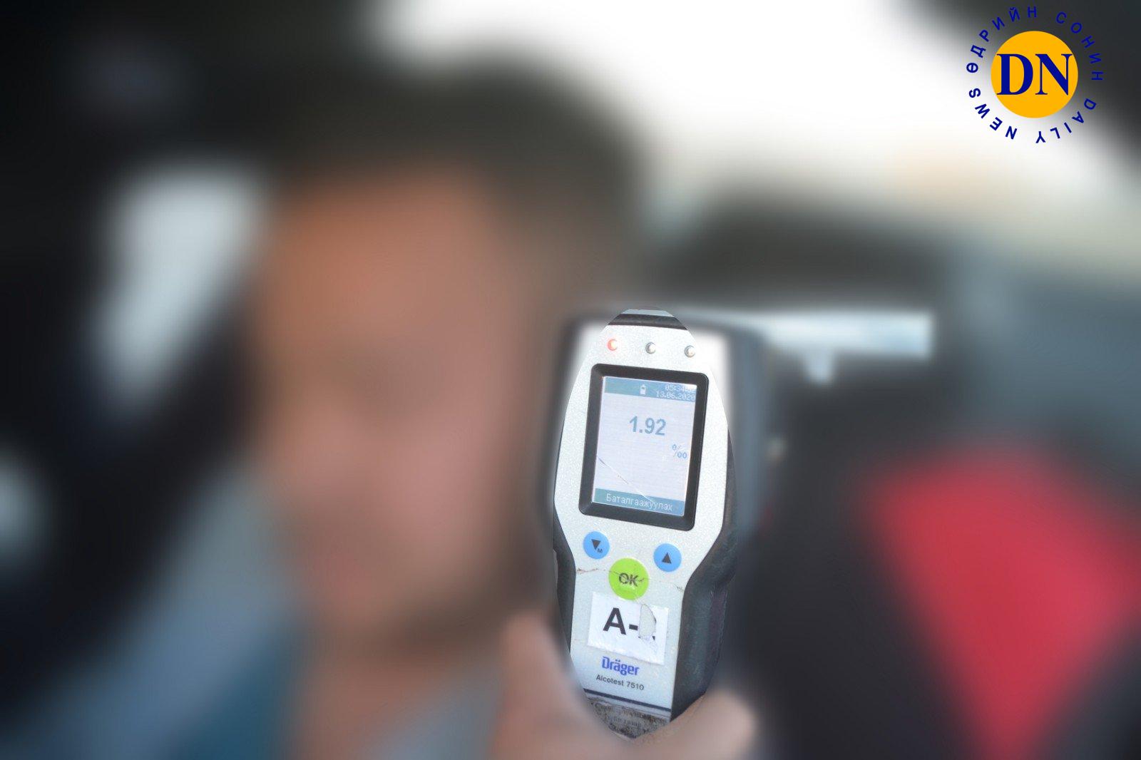 Өчигдөр 53 хүн согтуугаар тээврийн хэрэгсэл жолоодож 107 хүн эрүүлжүүлэгджээ Dnn Mn