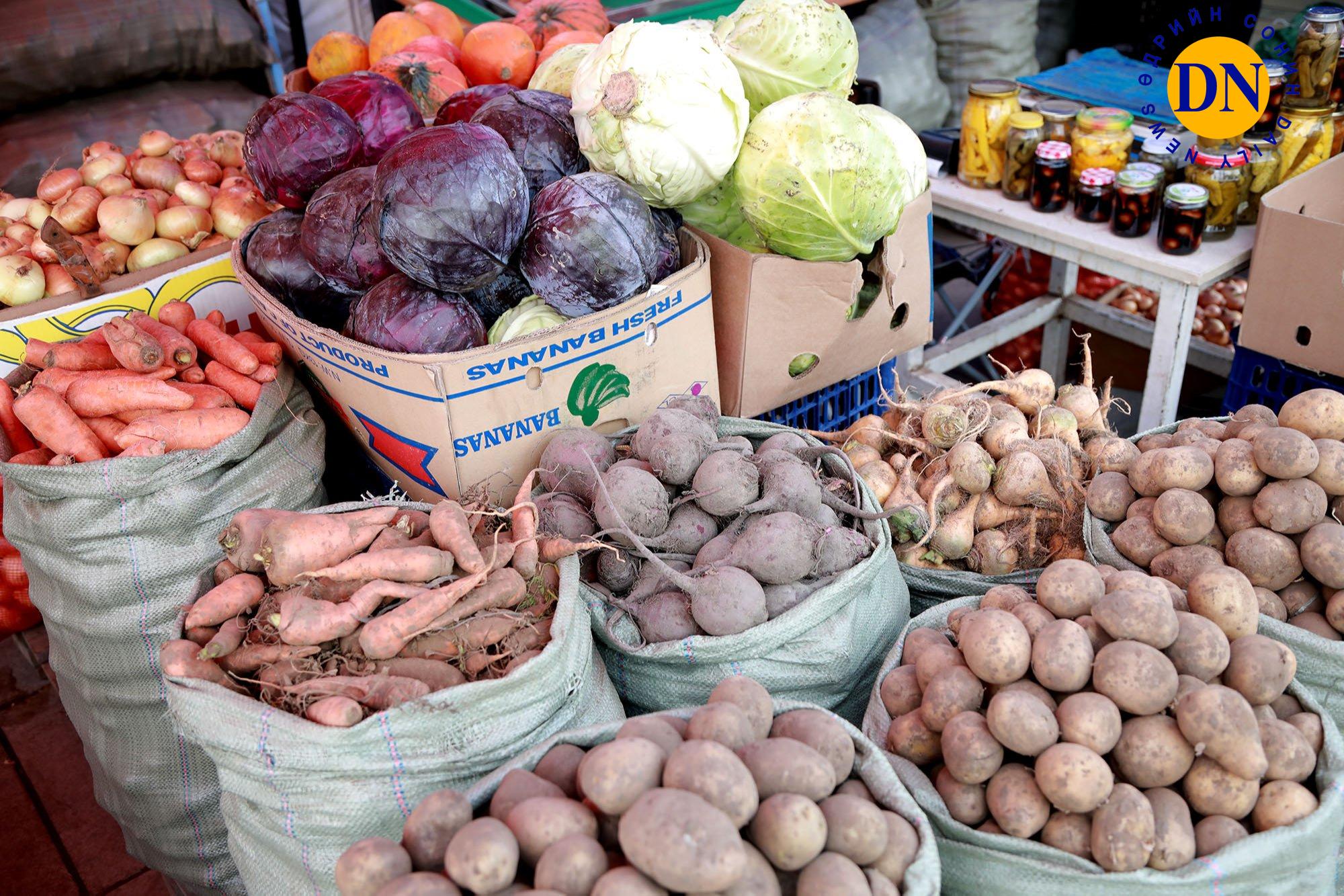 Монгол байцай, сонгины үнэ буурчээ DNN.mn