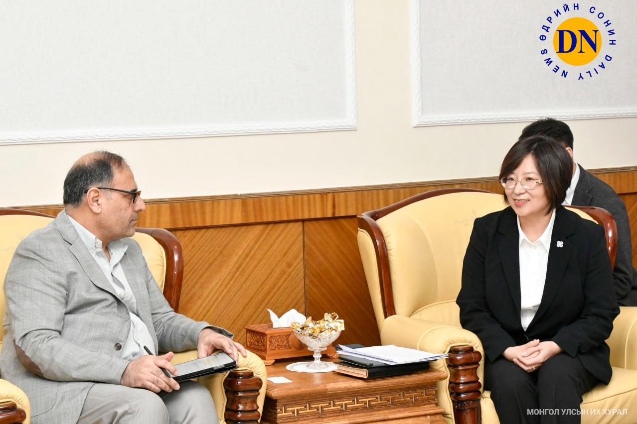 Нийгмийн бодлогын байнгын хорооны дарга Л Энхнасан НҮБ ын Хүн амын сангийн суурин төлөөлөгчтэй
