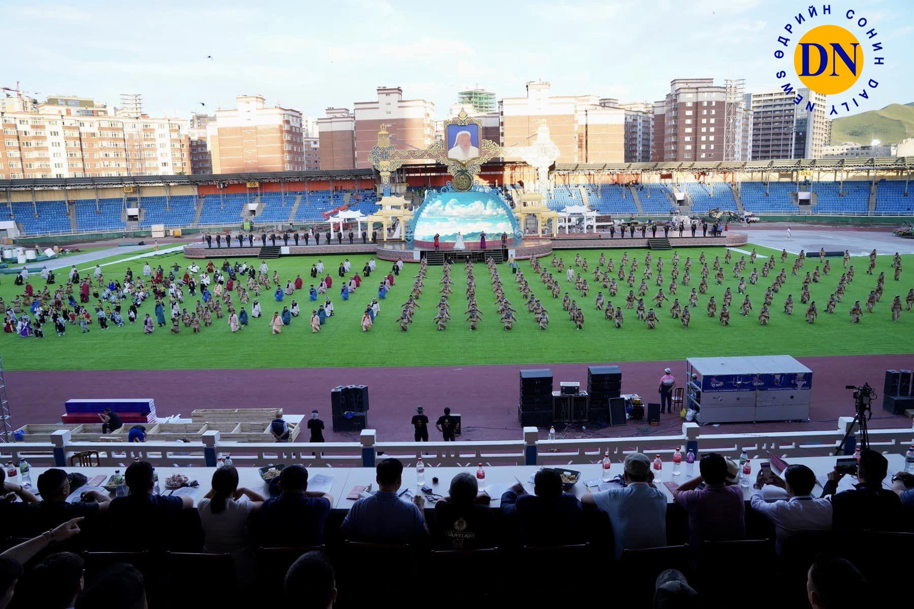 Үндэсний их баяр наадмын нээлт хаалтын тоглолт нийт есөн үзэгдэлтэй байна